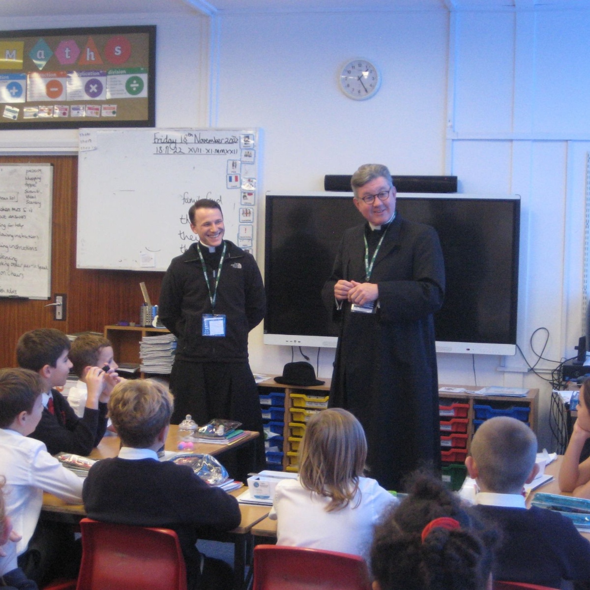 Cardinal Newman Catholic Primary School - Opal Class - Visit by Fr ...